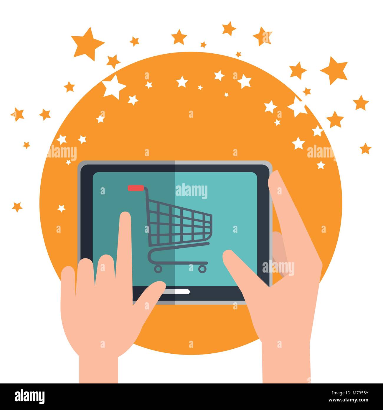 electronic commerce set icons Stock Vector Image & Art - Alamy