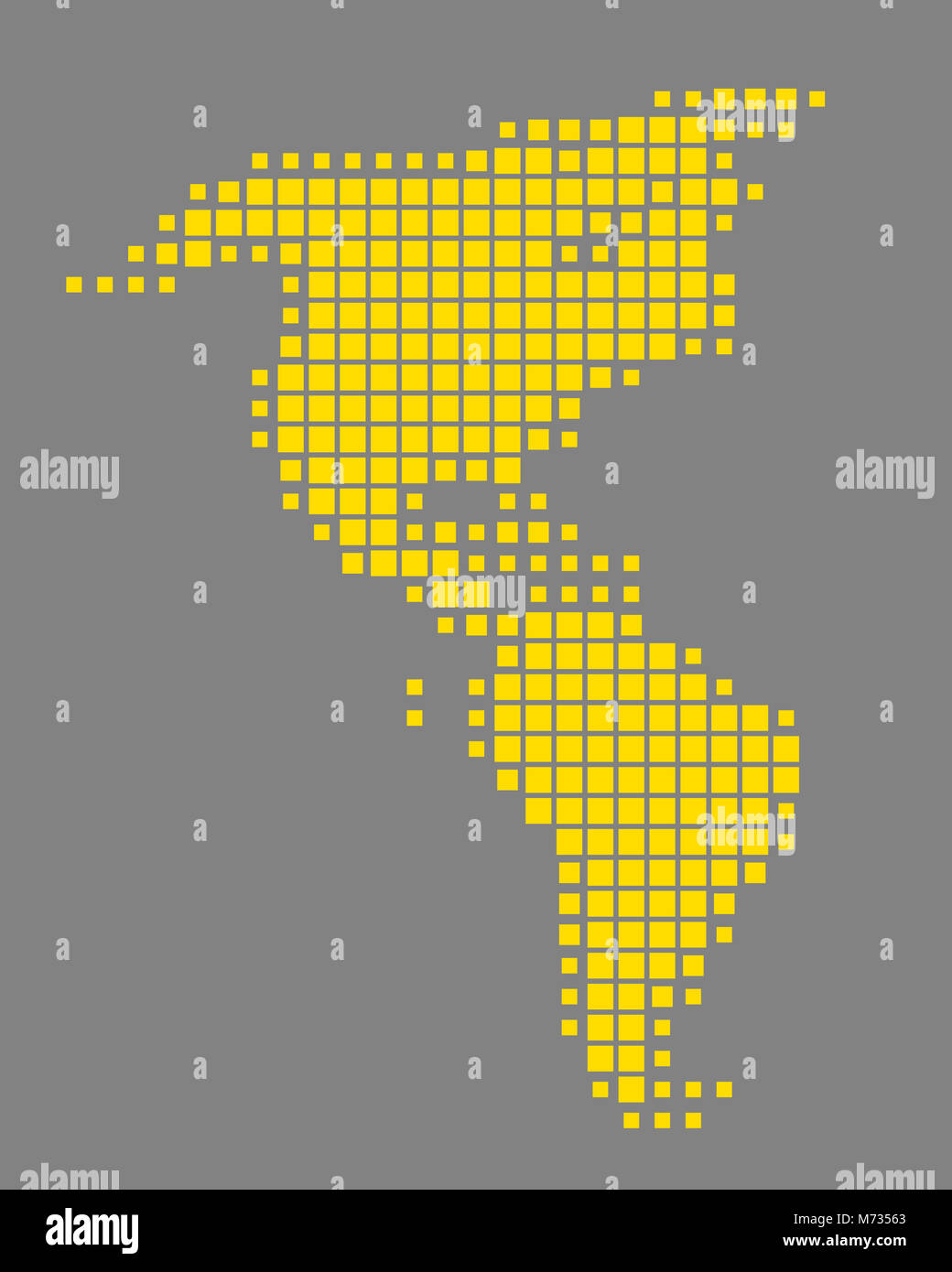 Map of America Stock Photo - Alamy