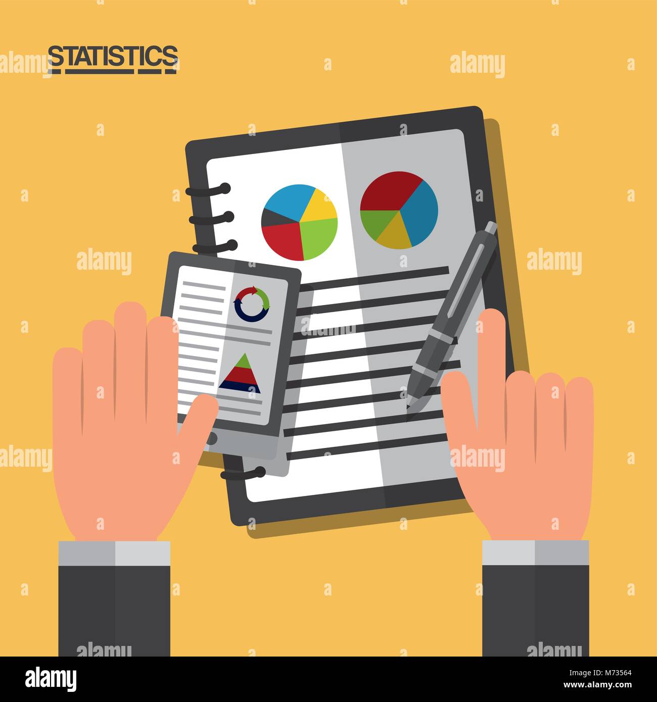 statistics data business report Stock Vector Image & Art - Alamy