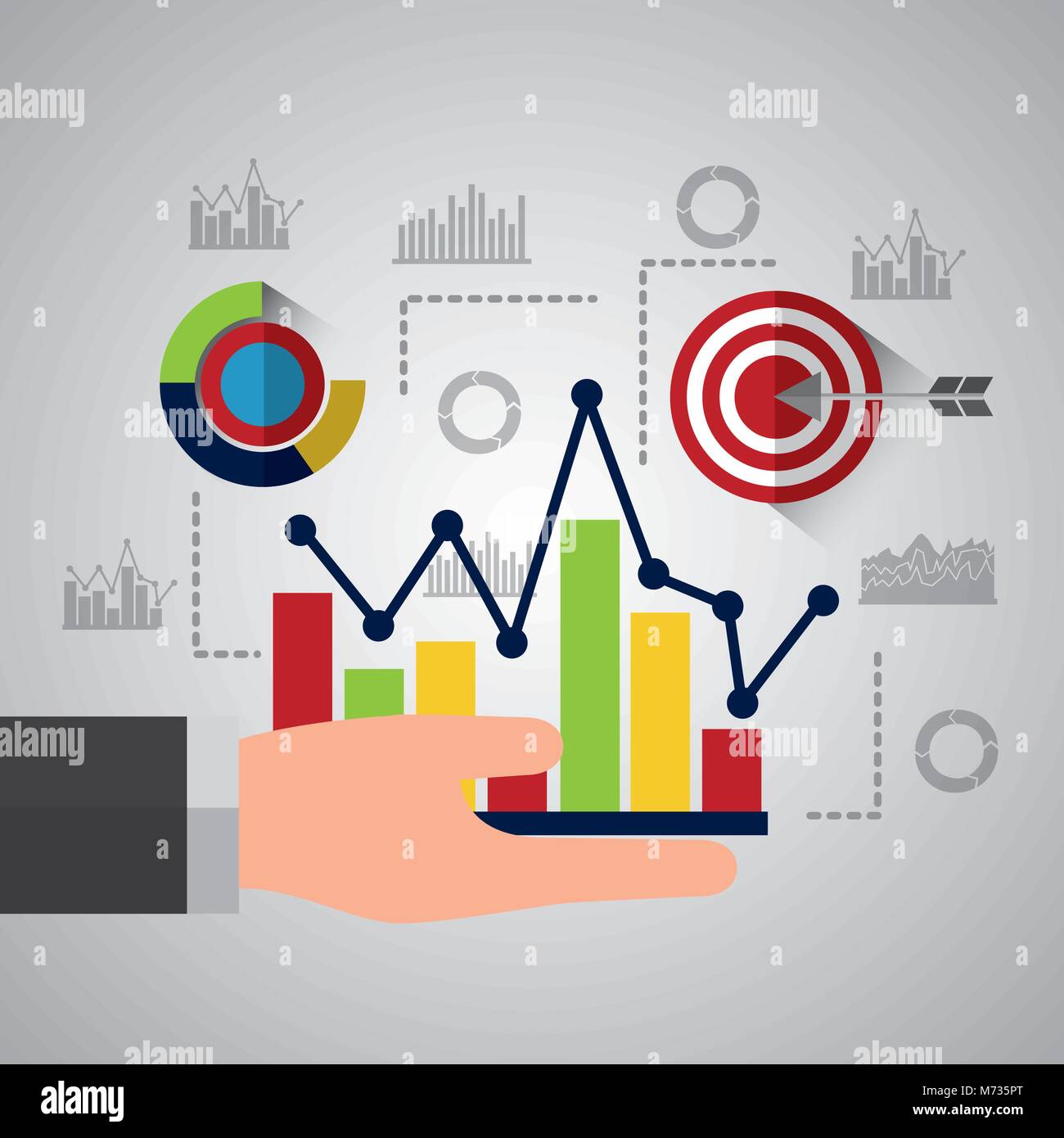 statistics data analysis business Stock Vector Image & Art - Alamy