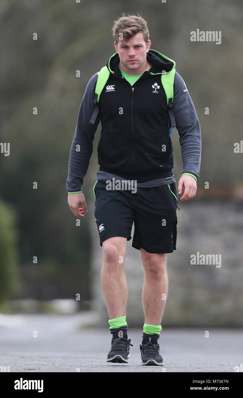 Ireland's Jordi Murphy arriving for the training session at Carton ...