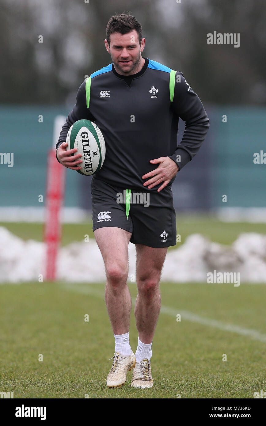 Ireland's Fergus McFadden during the training session at Carton House ...