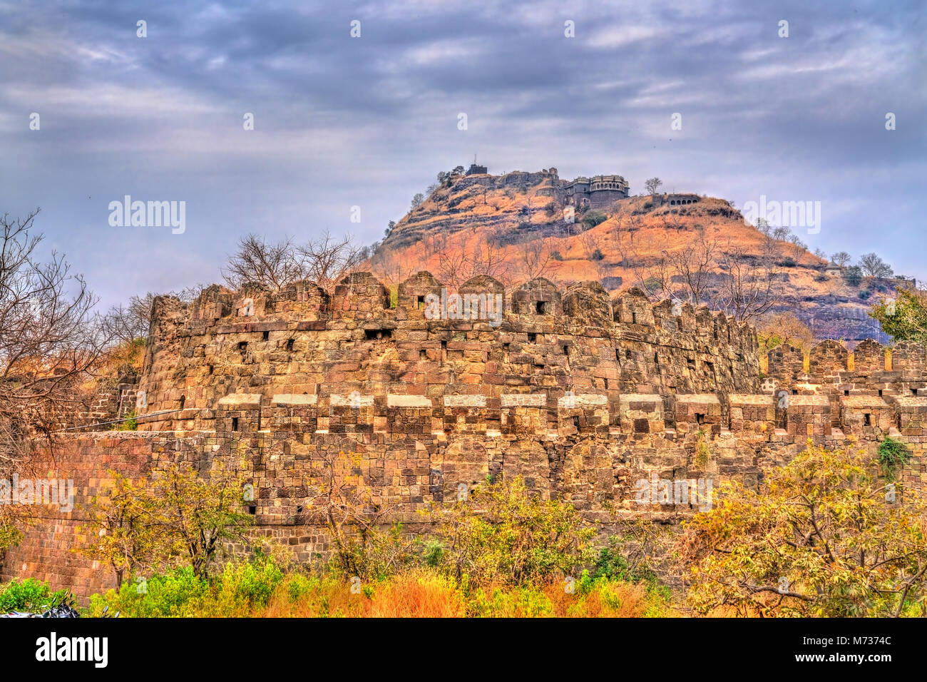 Devagiri Fort in Daulatabad - Maharashtra, India Stock Photo - Alamy
