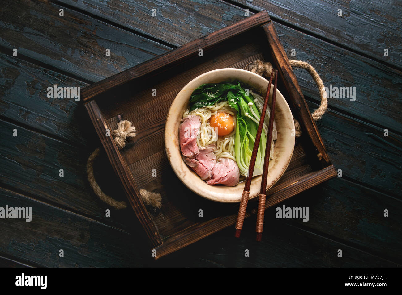 Asian udon noodles Stock Photo - Alamy