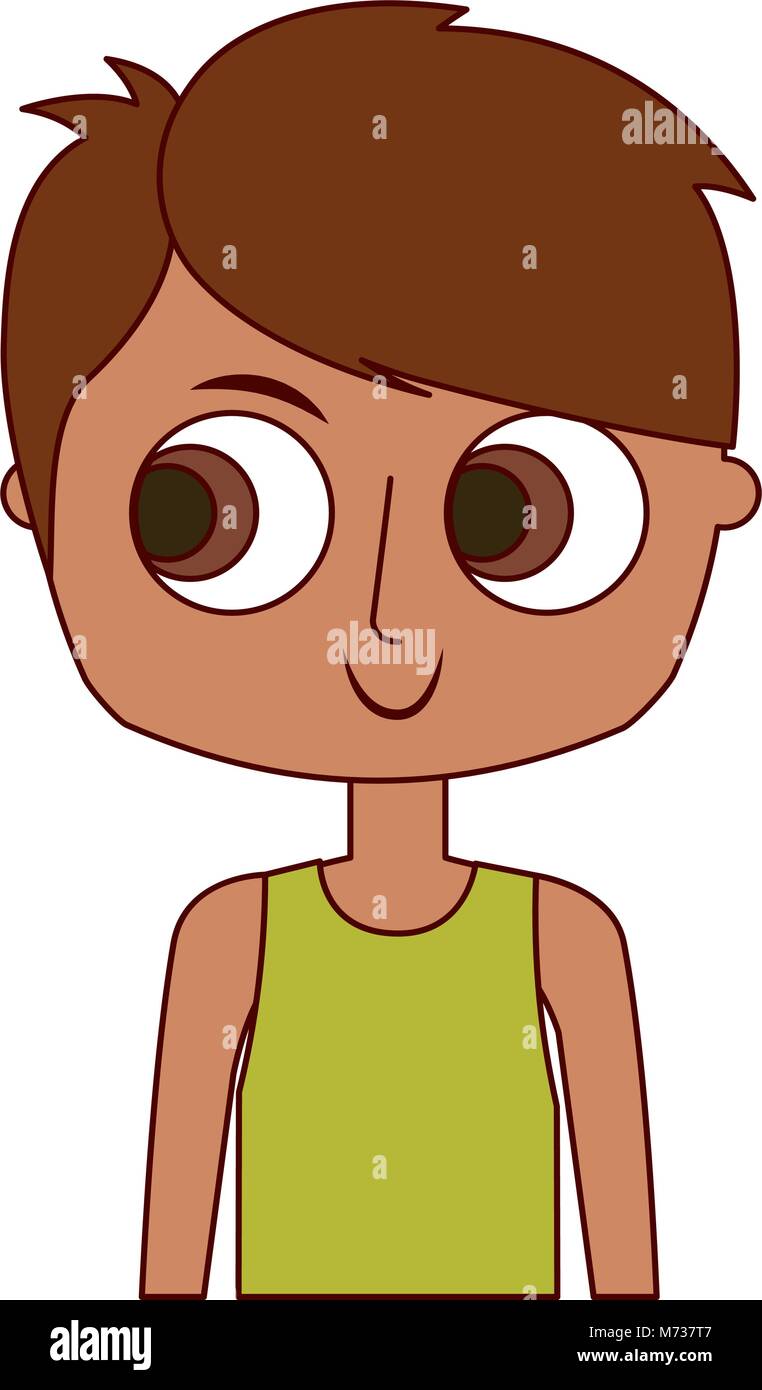 cartoon boy portrait teenager character Stock Vector Image & Art - Alamy