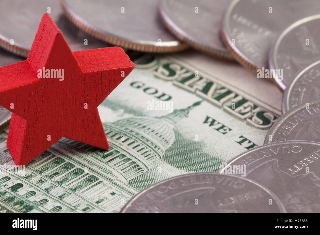 Stack of quarters hi-res stock photography and images - Alamy