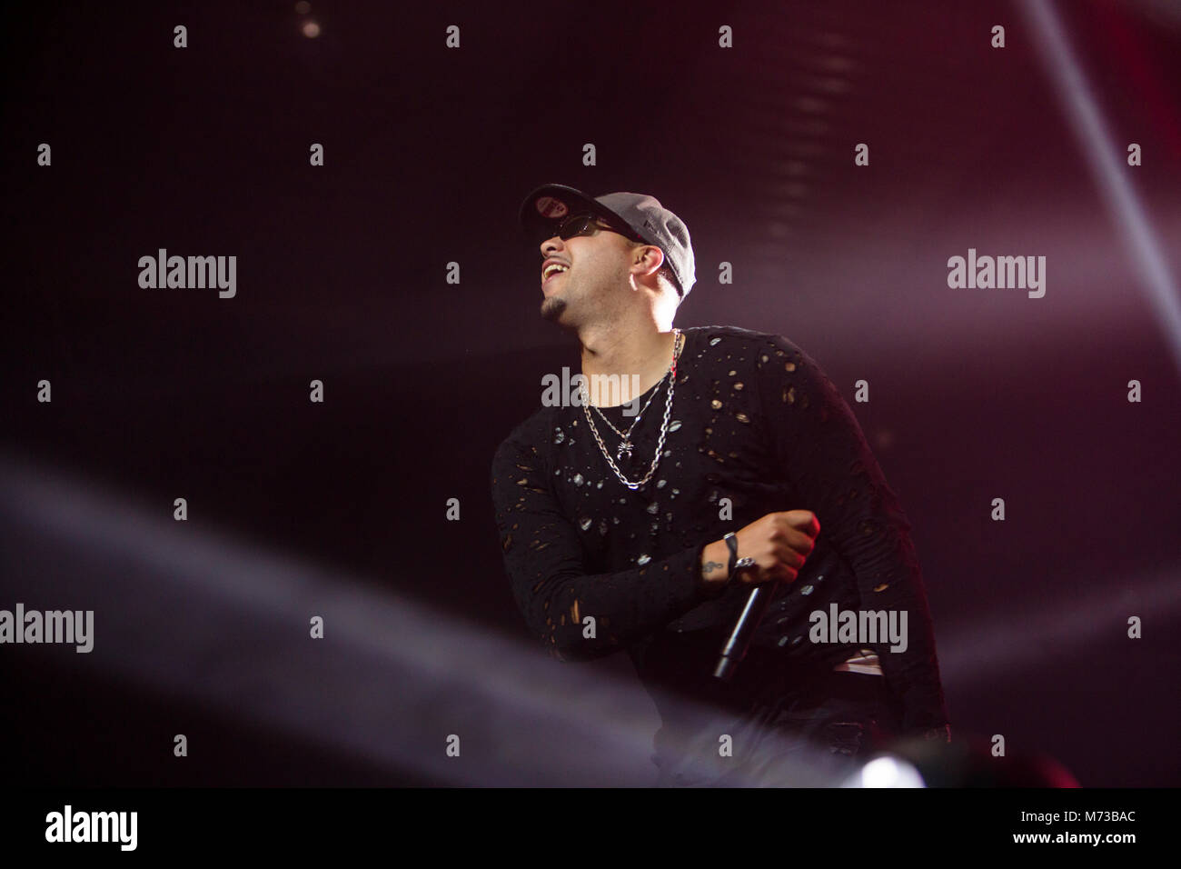 Norway, Bergen - April 29, 2019. The German eurodance group Snap ...