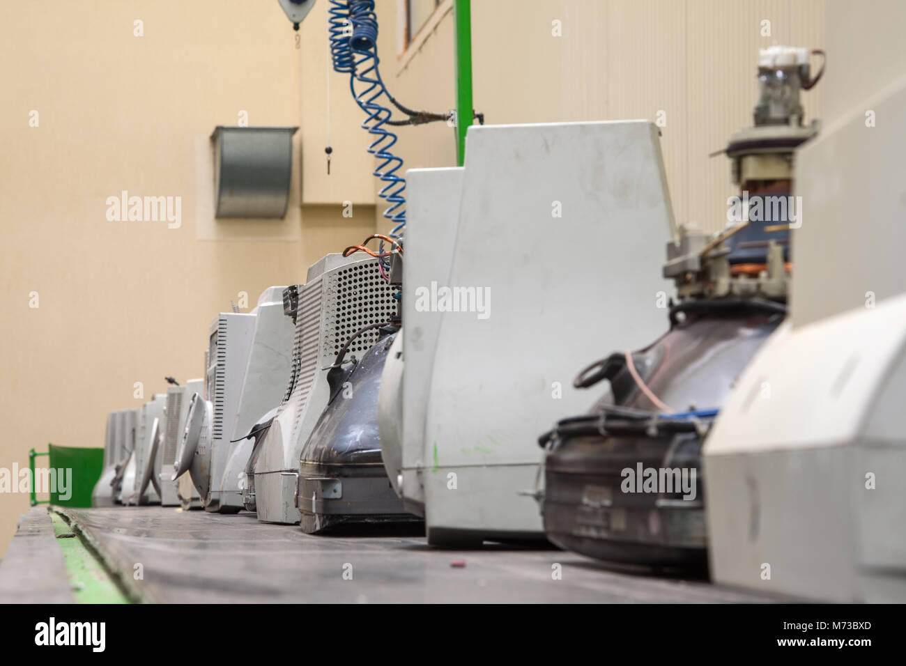 Disassembly Line Old Monitors Scrap Stock Photo - Alamy Disassembly Line Old Monitors Scrap Stock Photo - Alamy