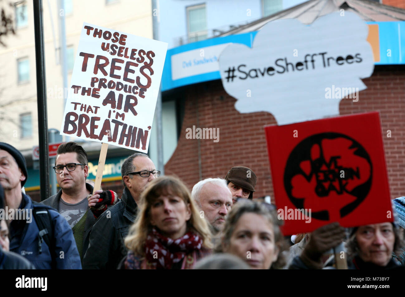 Save trees placard hi-res stock photography and images - Alamy