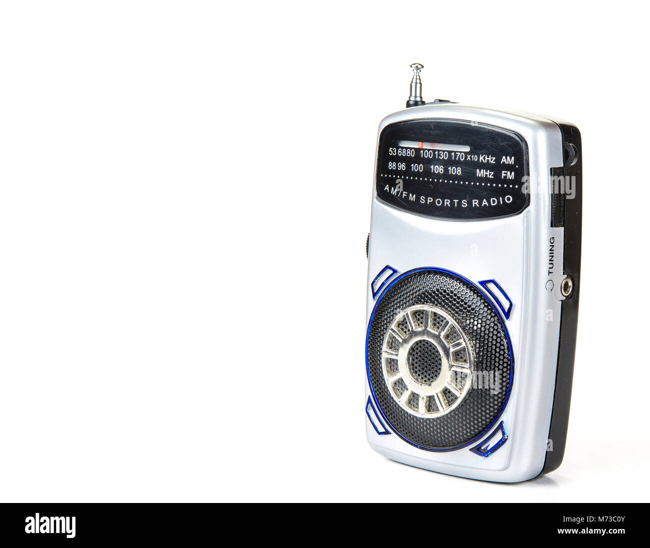Blue transistor radio hi-res stock photography and images - Alamy