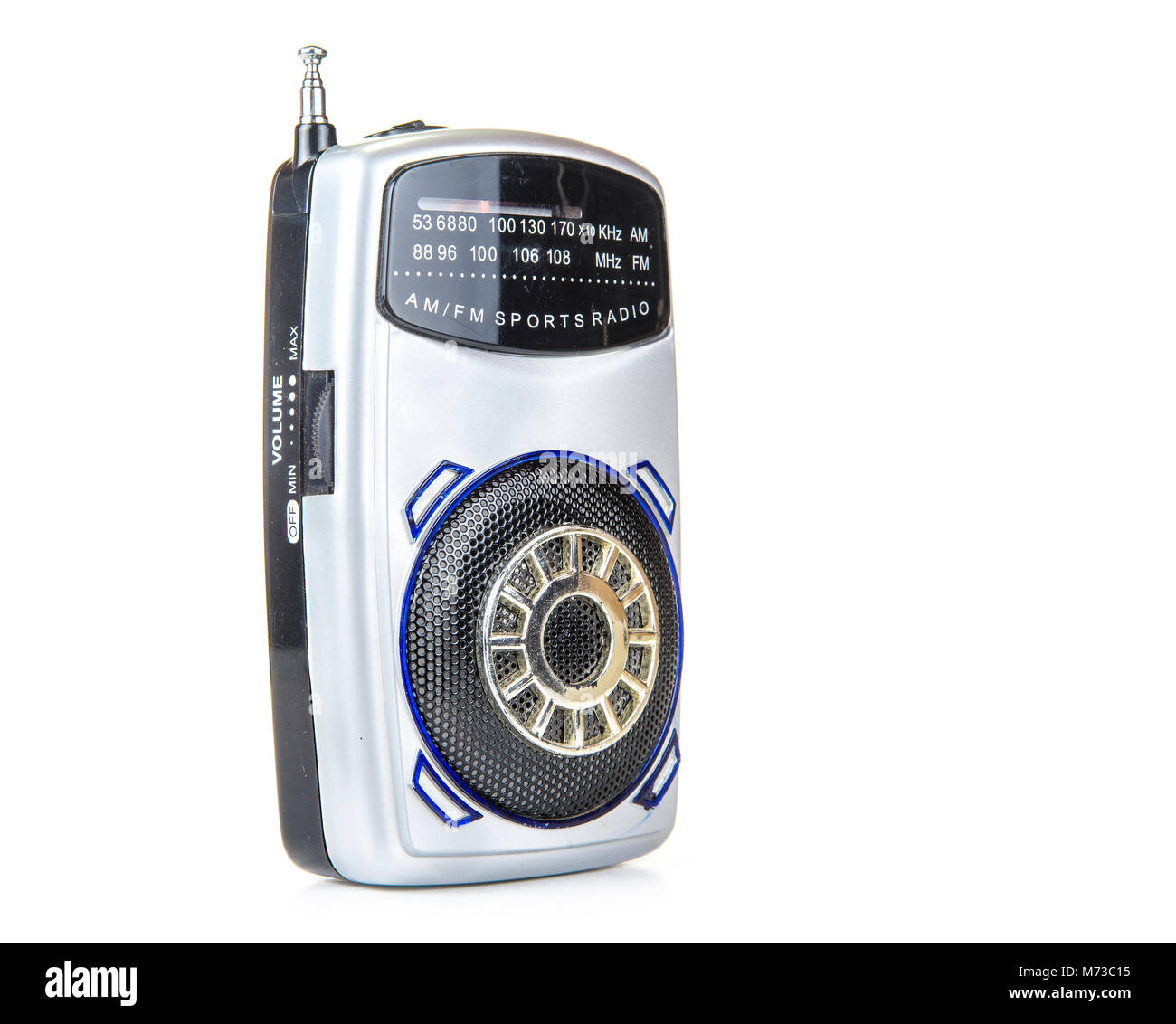 Blue transistor radio hi-res stock photography and images - Alamy