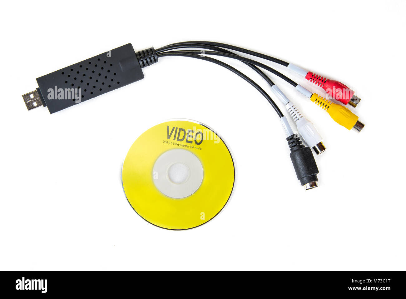 Transfer old VHS tape to your computer with capture video cable Stock ...