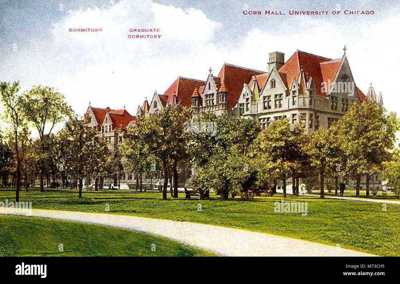This image presents Cobb Hall, a historic building at the University of ...