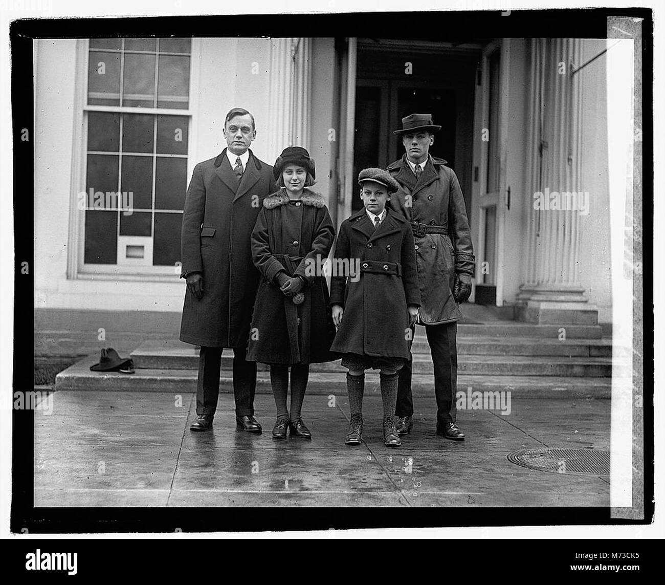 Colonel Edward Clifford is photographed with his children on January 4 ...