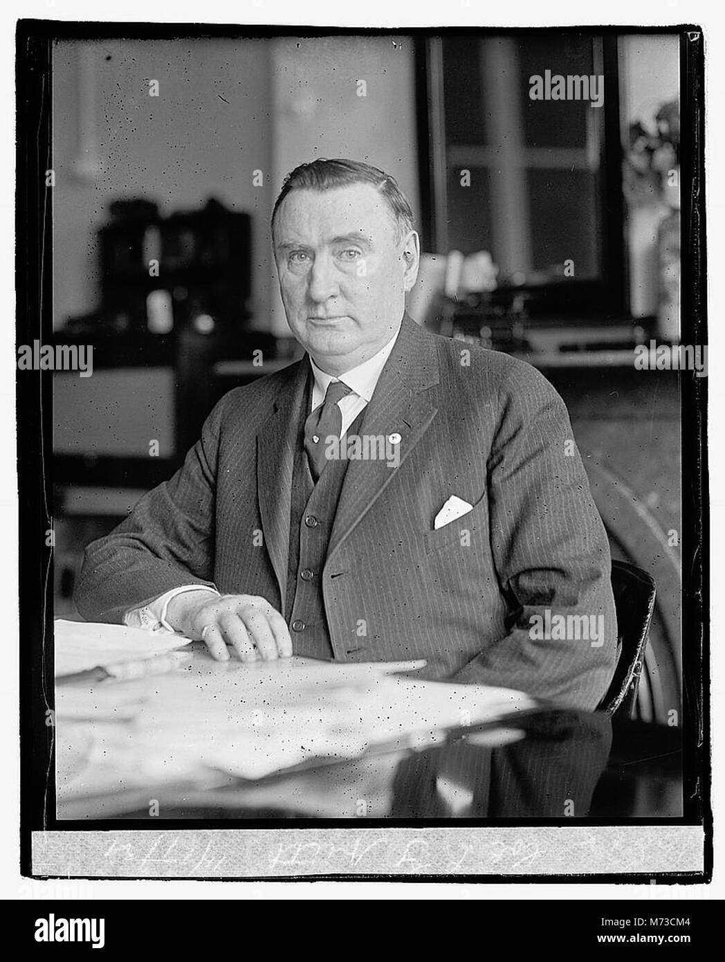A formal portrait of Colonel L.J. Nutt taken on November 17, 1921 ...