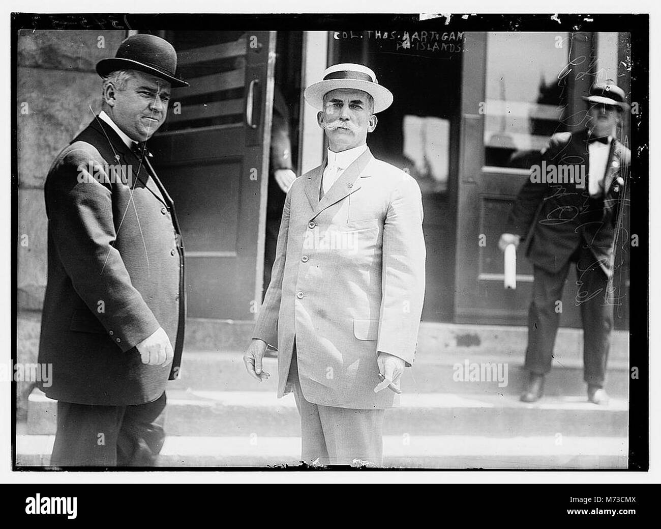 Colonel Thomas Hartigan is depicted in this photograph, representing a ...