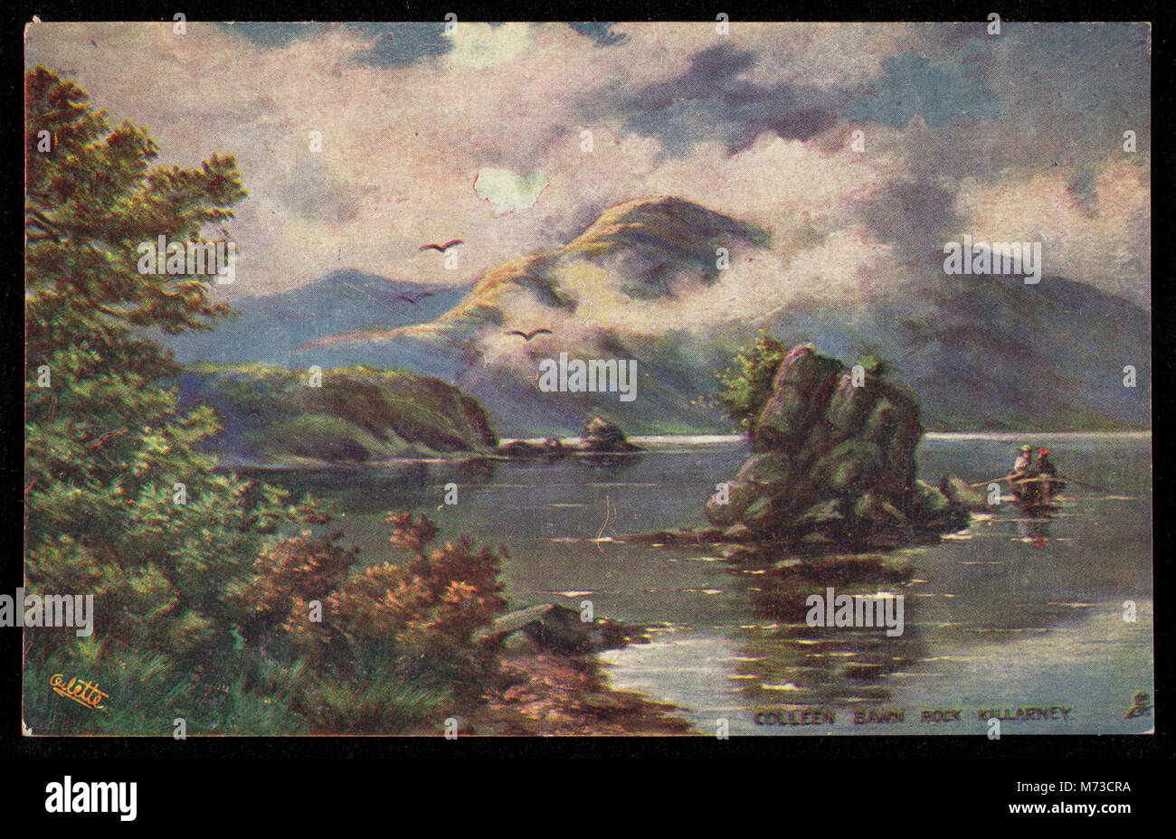 This image depicts the Colleen Bawn at Rock Killarney, capturing a ...