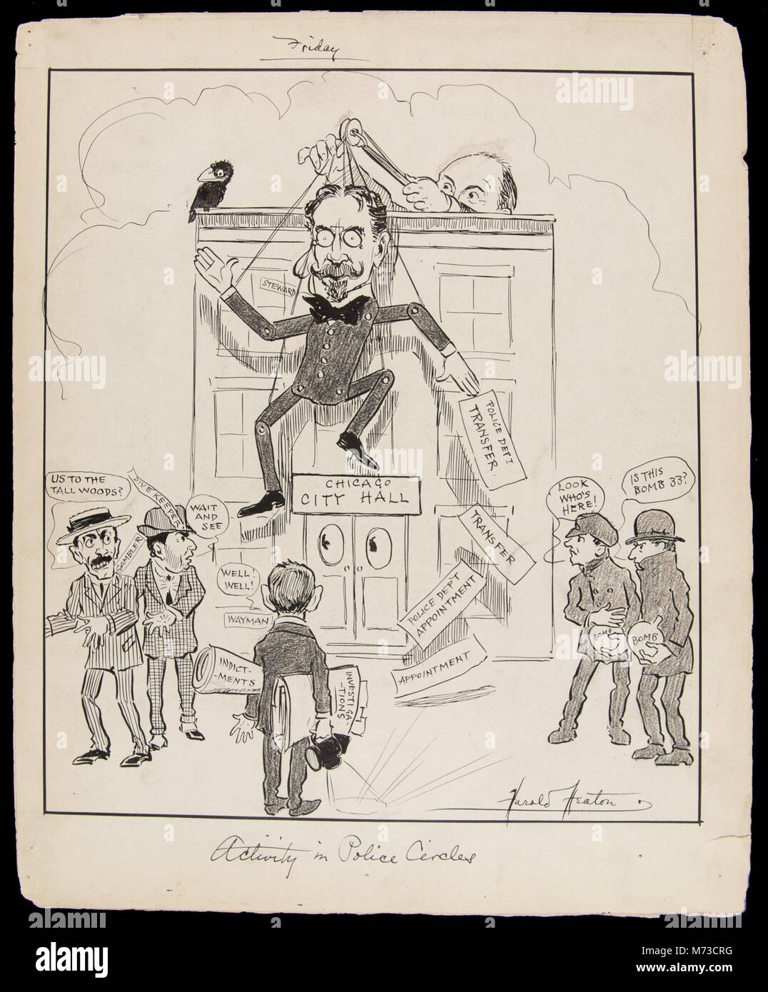 Police cartoons 20th century hi-res stock photography and images - Alamy