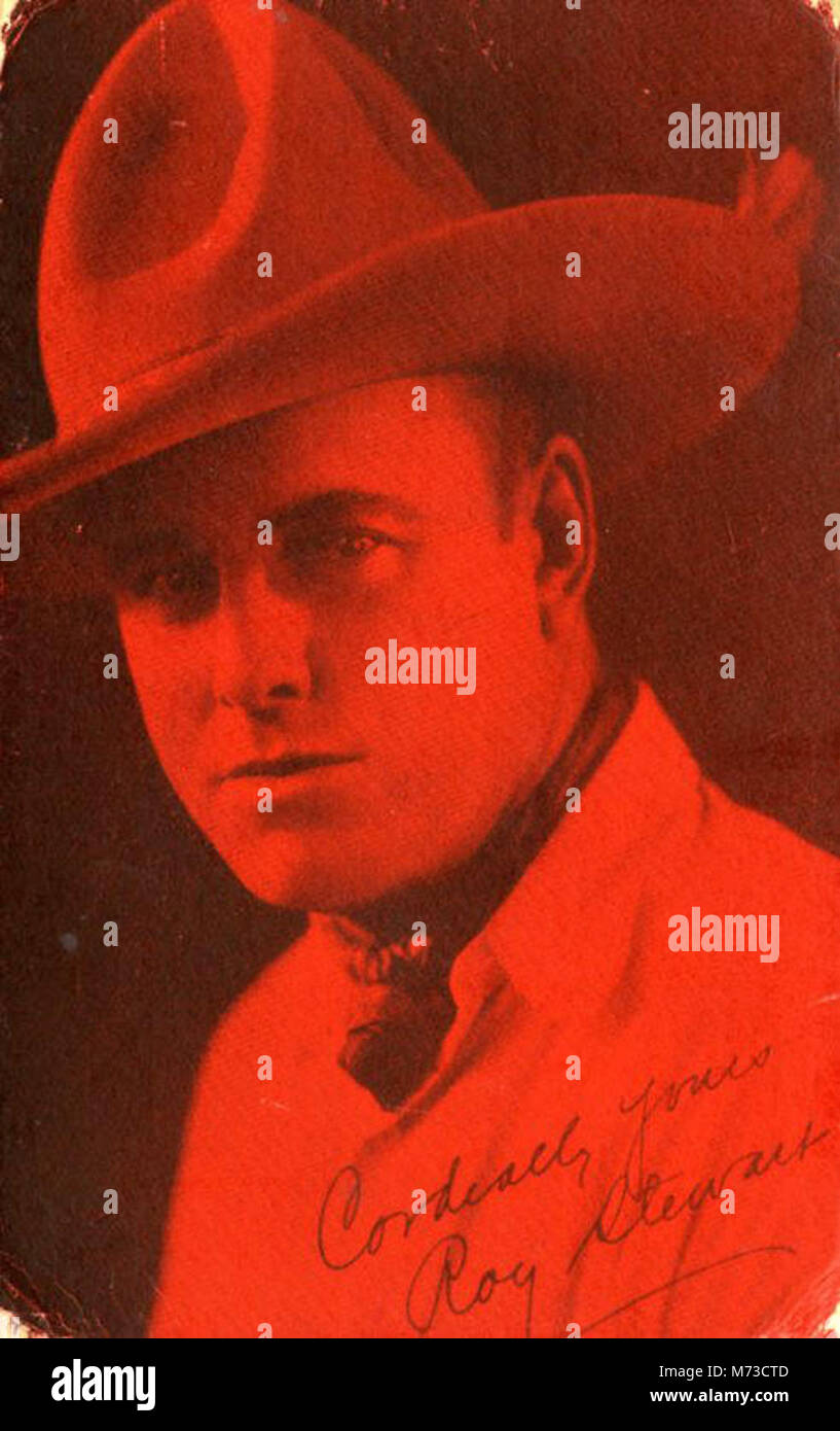 A portrait of actor Roy Stewart, a notable figure in early American ...