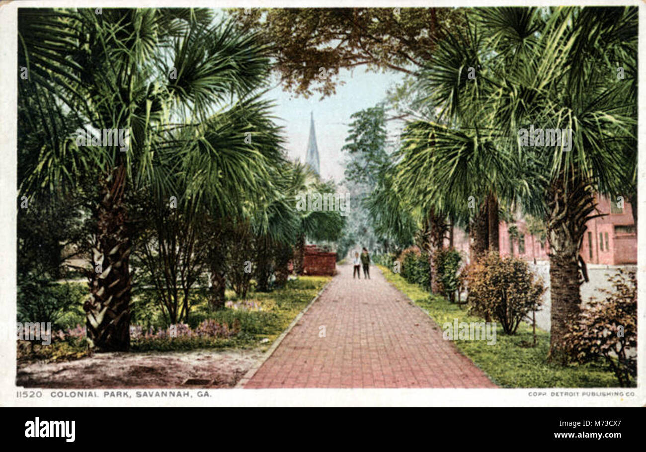 This image showcases Colonial Park, an area known for its historic ...