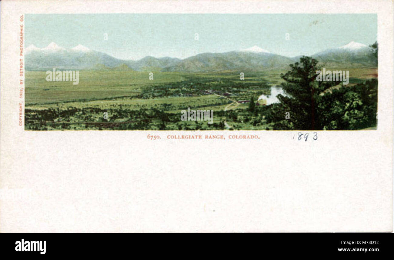 A stunning landscape photograph of the Collegiate Peaks in Colorado ...