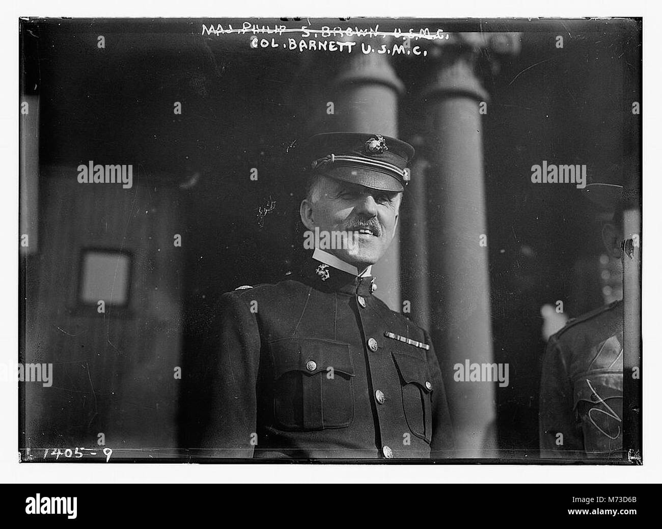 This portrait features Colonel Barnett of the U.S. Marine Corps ...