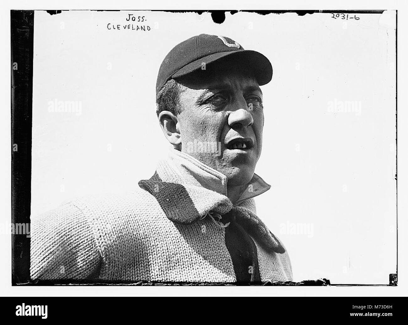 A portrait of Addie Joss, a professional baseball player from Cleveland ...