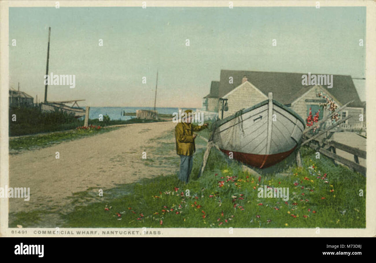 A view of the Commercial Wharf, an important historical site related to ...