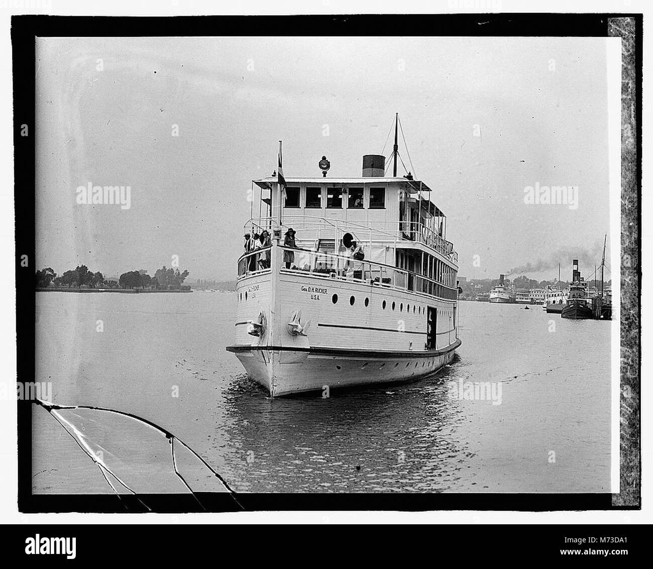 The concrete boat 'Genl. Rucker' was an experimental vessel built as ...