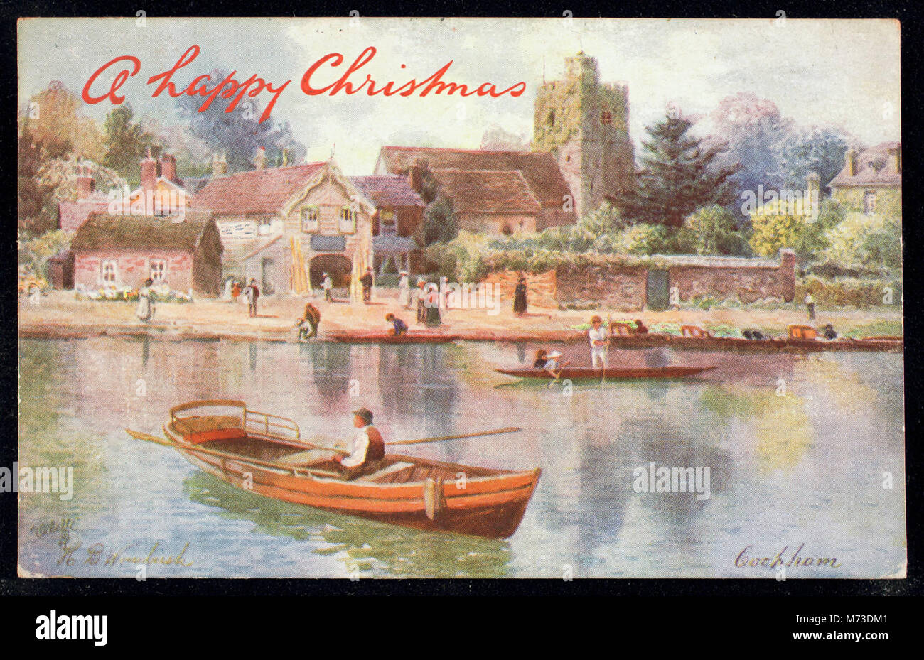 A scenic view of Cookham, a village in Berkshire, England, known for ...