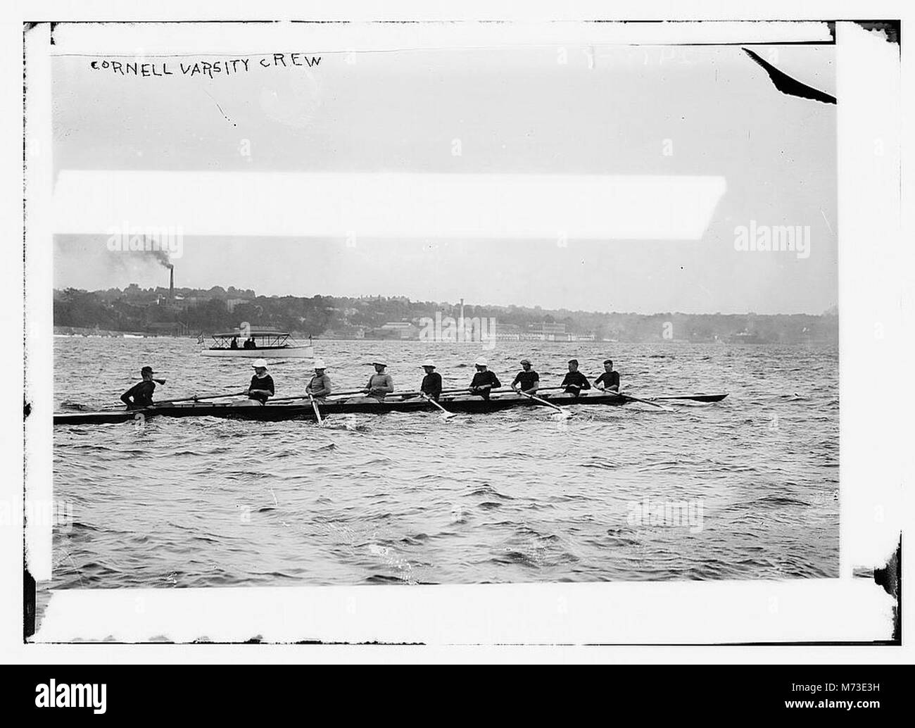 The image features the Cornell Varsity Crew team, showcasing the ...