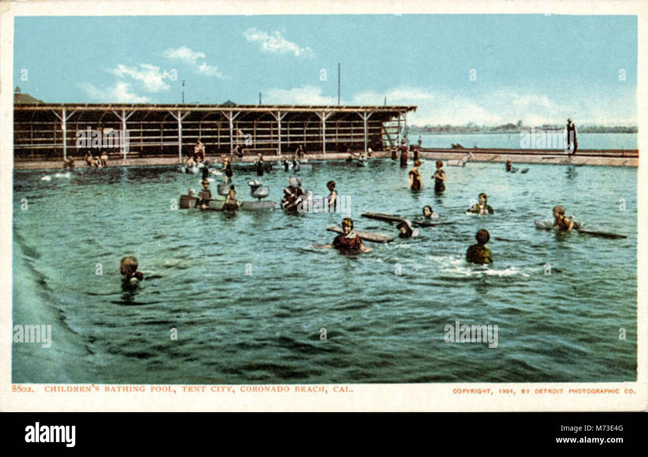 A photograph of Coronado Beach, California, featuring a children's ...