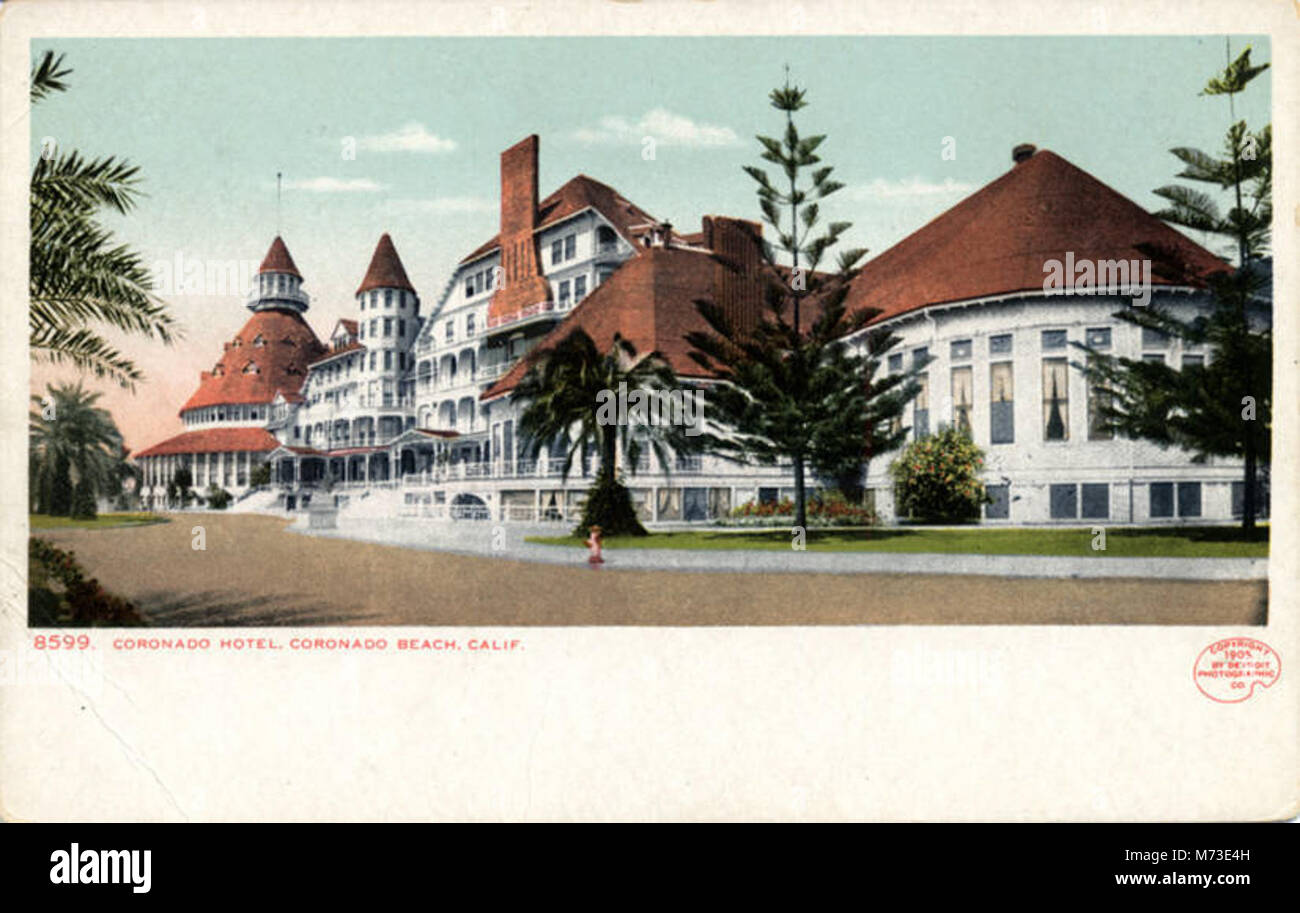 A photograph of Coronado Beach in California, featuring the Coronado ...