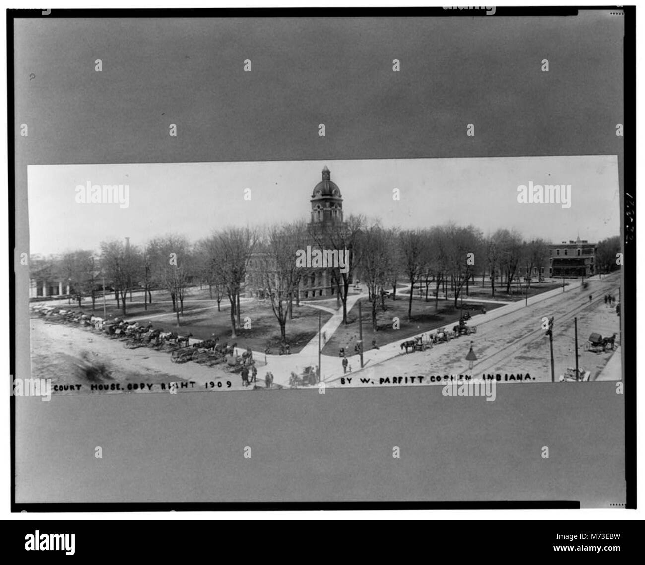 This image shows the courthouse in Goshen, Indiana, highlighting its ...