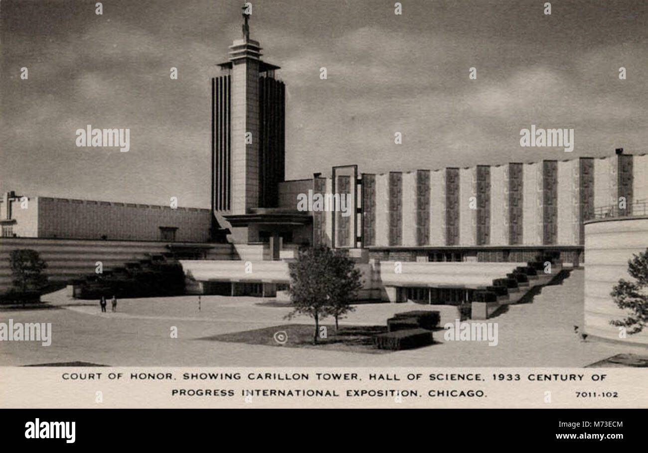 The Court of Honor at the 1933 Century of Progress International ...
