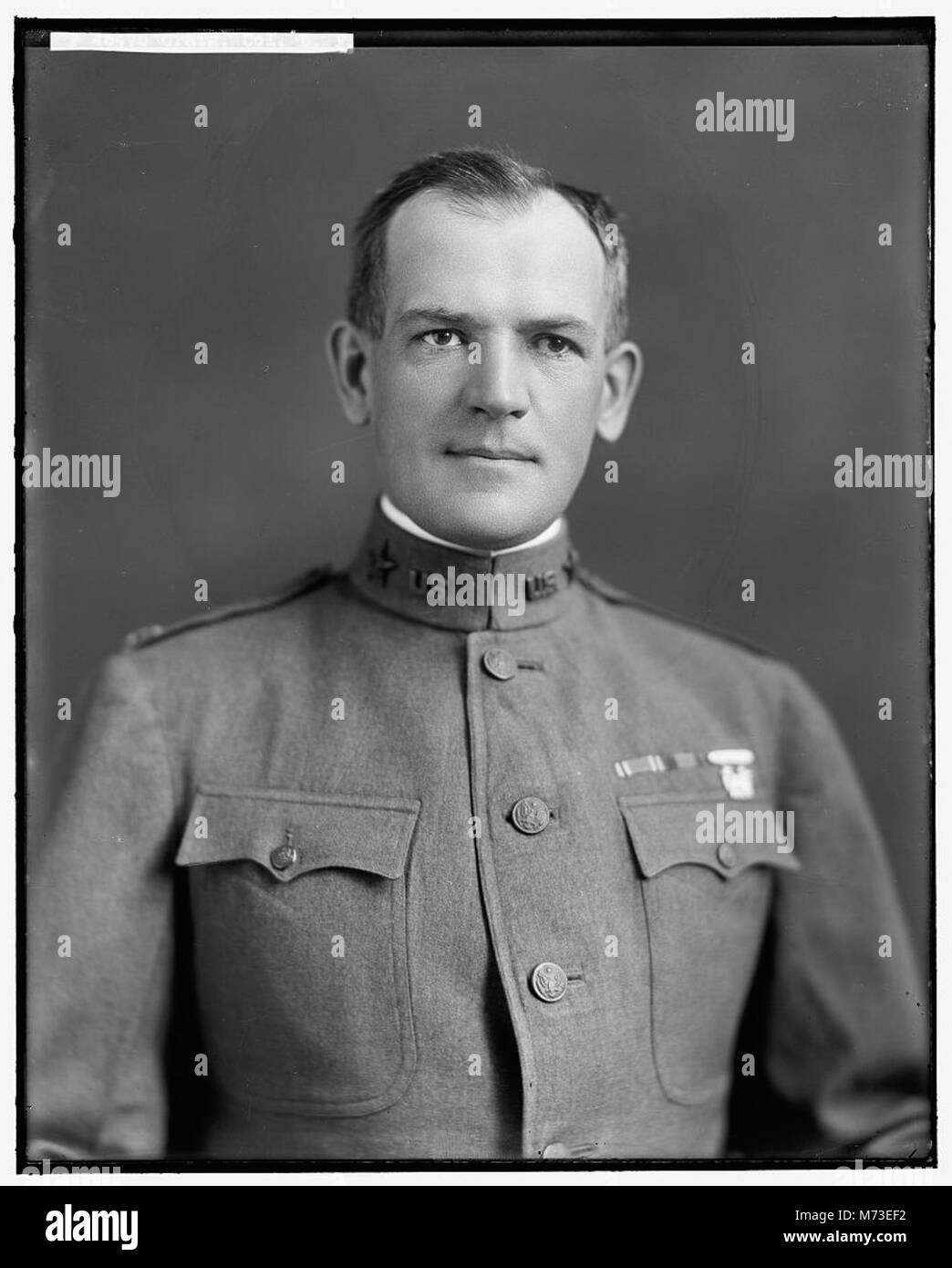 A formal or historical portrait of Colonel D.F. Craig, a military ...