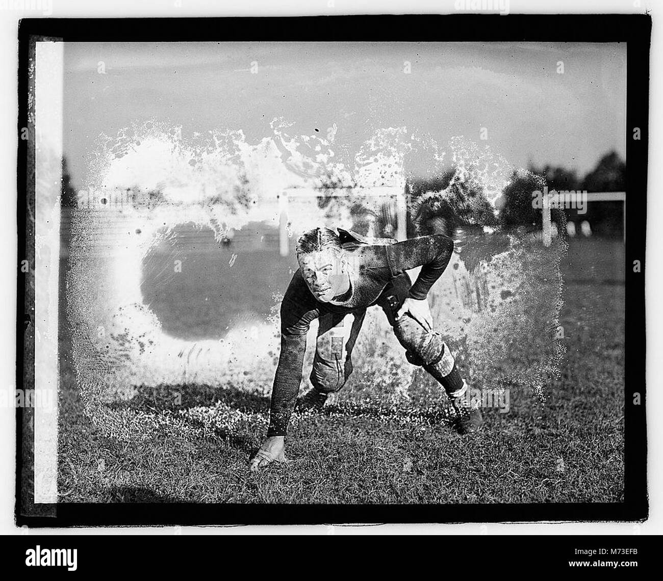 This photograph features Craig Wilton, a fullback for Central in 1921 ...