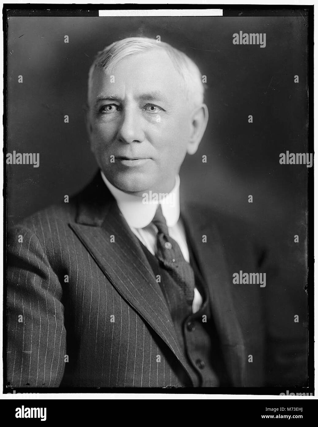 A portrait of Daniel Crissinger, an influential American banker and ...