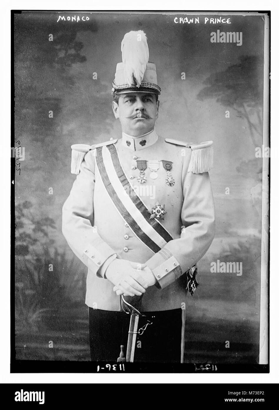The Crown Prince of Monaco is depicted in this image. He is known for ...