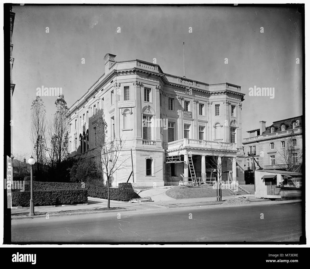 The exterior view of the Cuban Legation, a historic diplomatic building ...