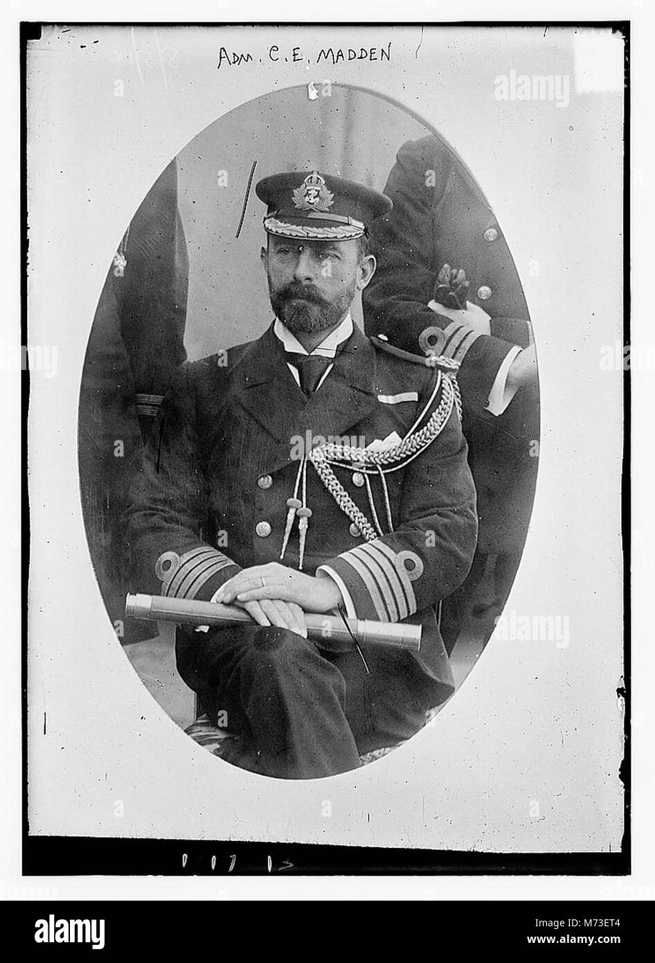 A photograph of Admiral C.E. Madden, a key figure in the U.S. Navy ...