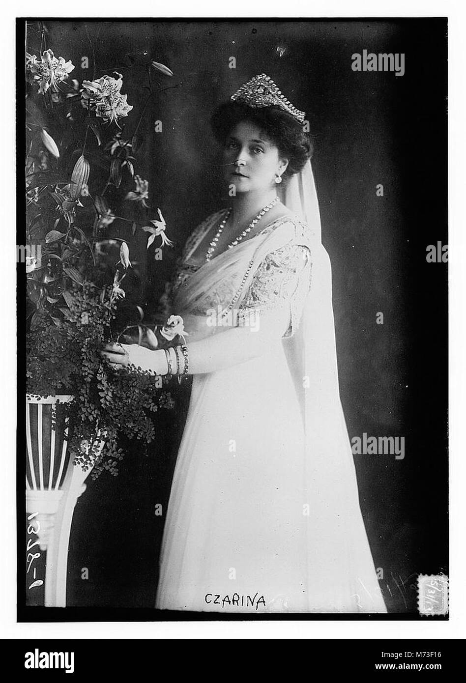 Russian empress portrait Black and White Stock Photos & Images - Alamy