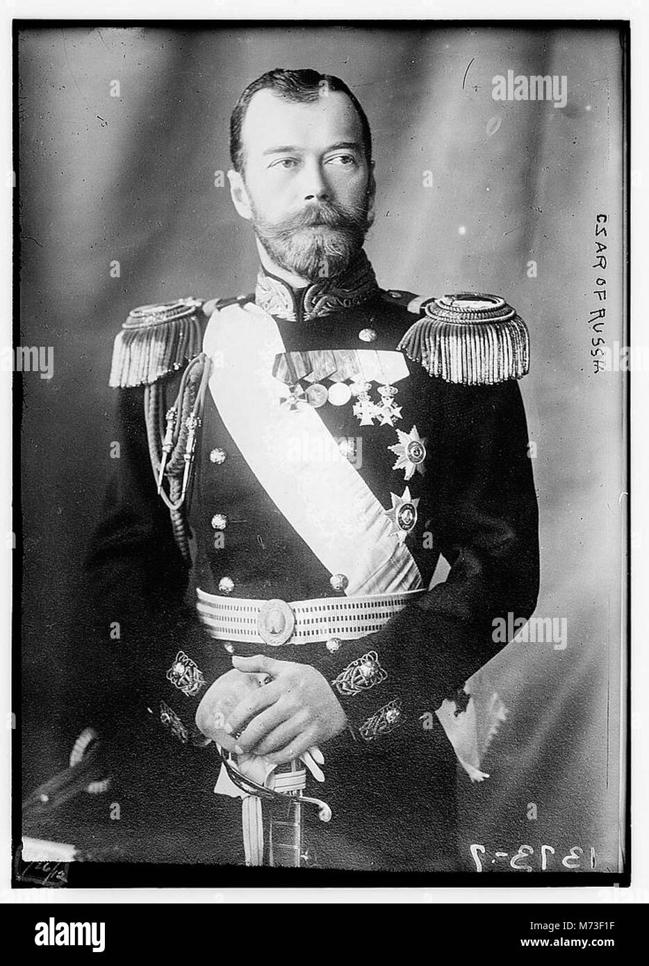 A portrait of the Czar of Russia, depicting the Russian monarch in ...