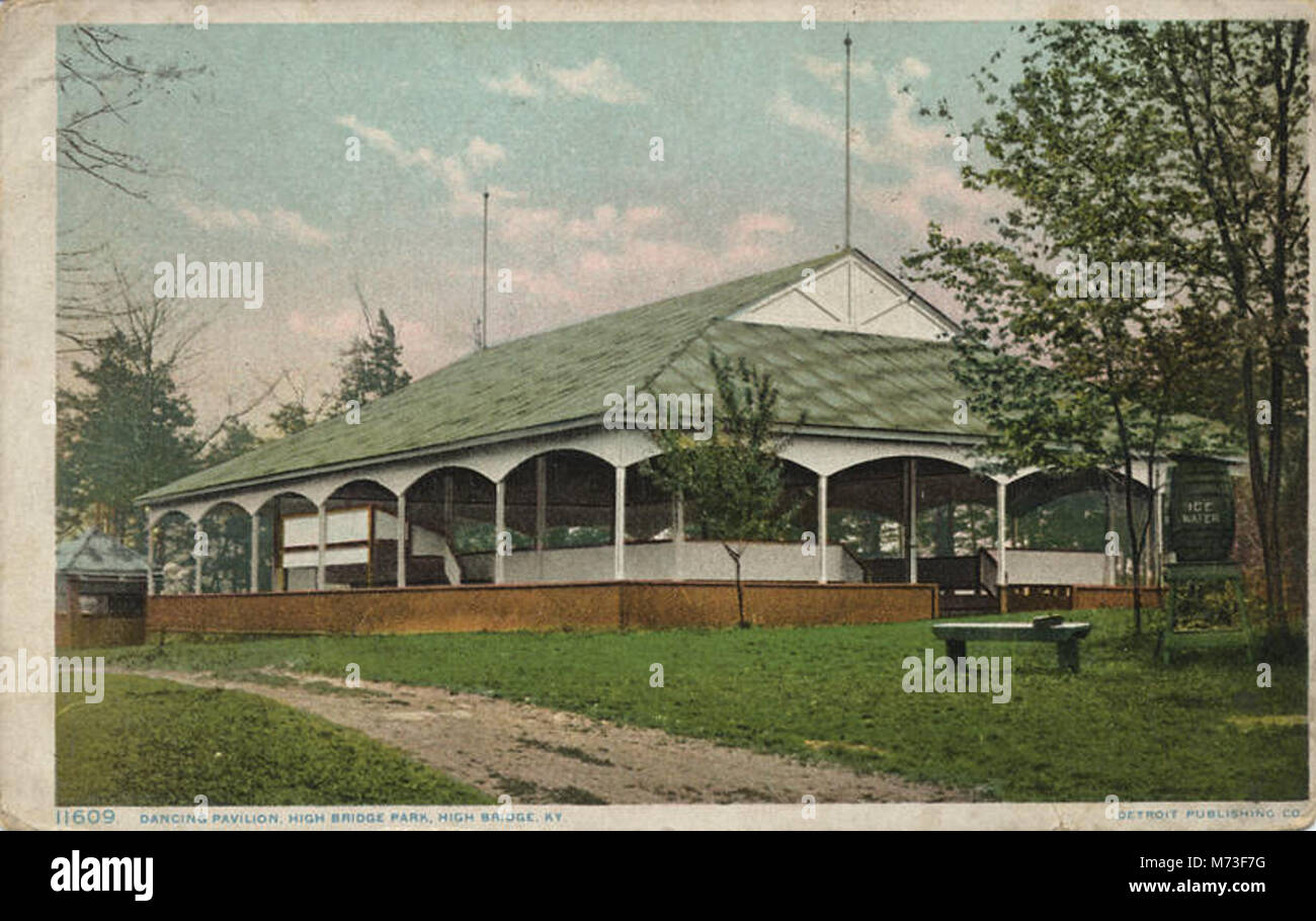 A photograph of the Dancing Pavilion at High Bridge Park, capturing the ...