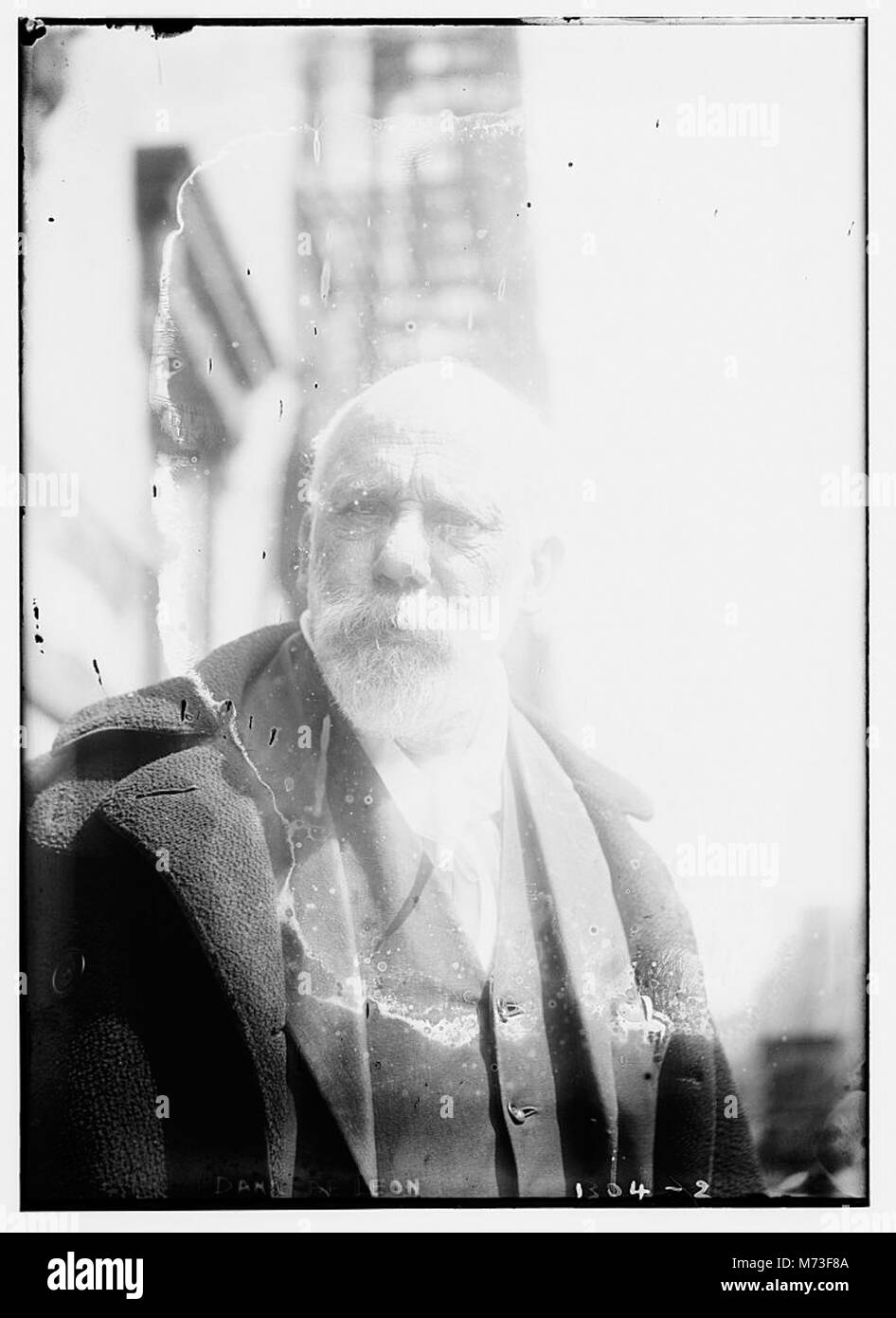 A portrait of Daniel De Leon, a prominent figure in American socialism ...