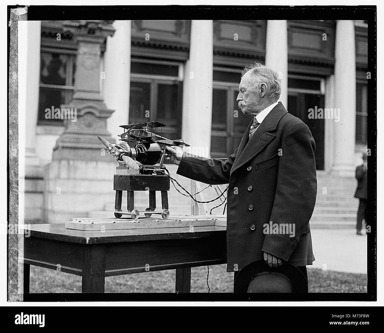 Daniel W. Carter is shown in this image, taken on April 25, 1922. His ...