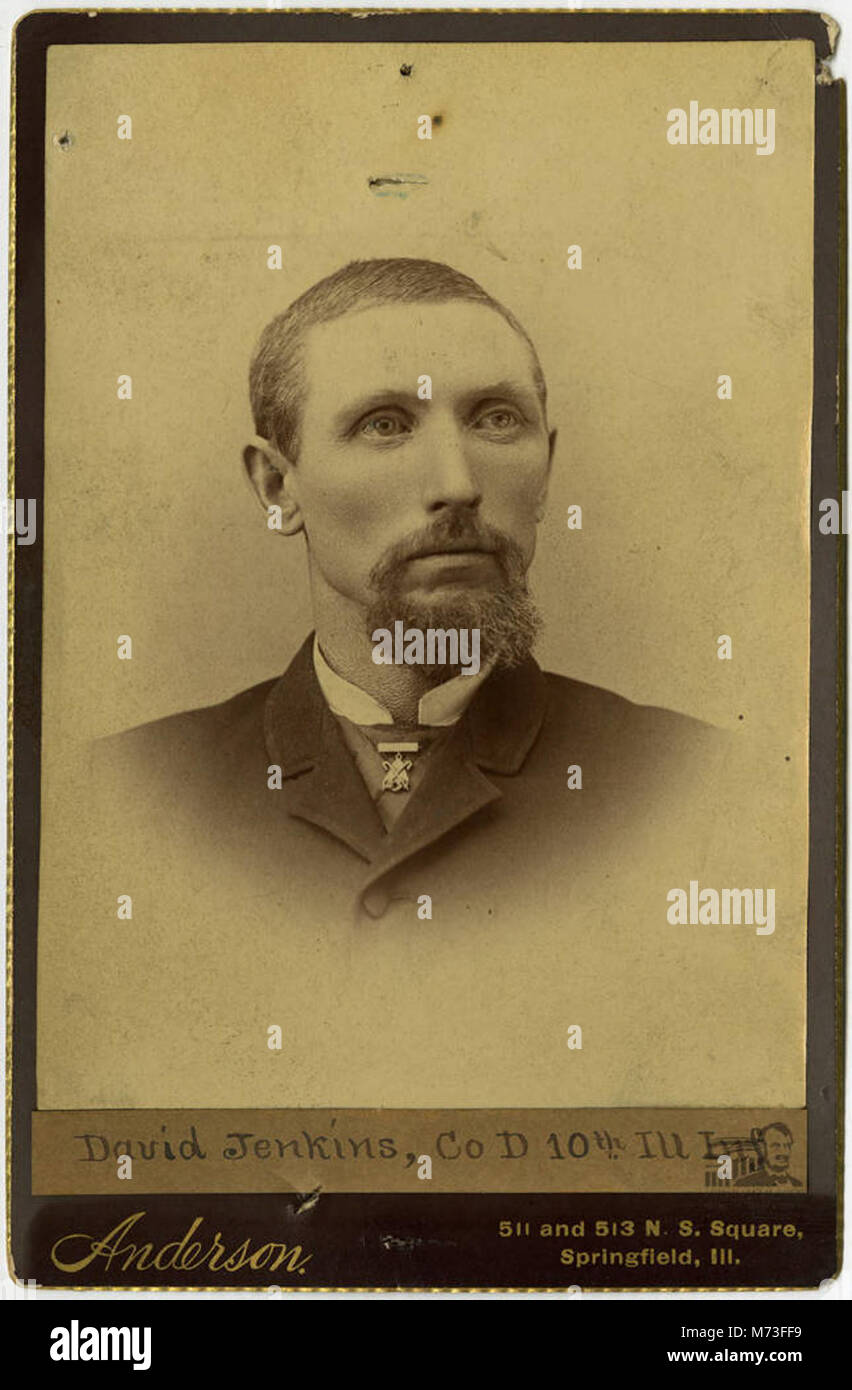 A photograph of David Jenkins, a figure documented in American history ...