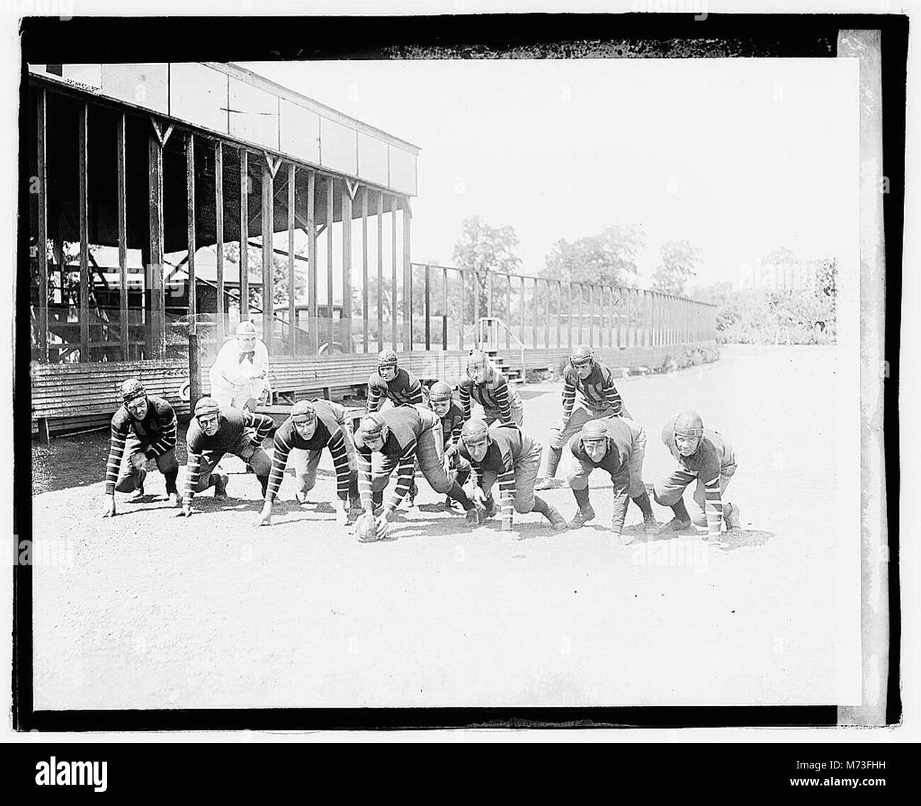 American football history Black and White Stock Photos & Images - Alamy