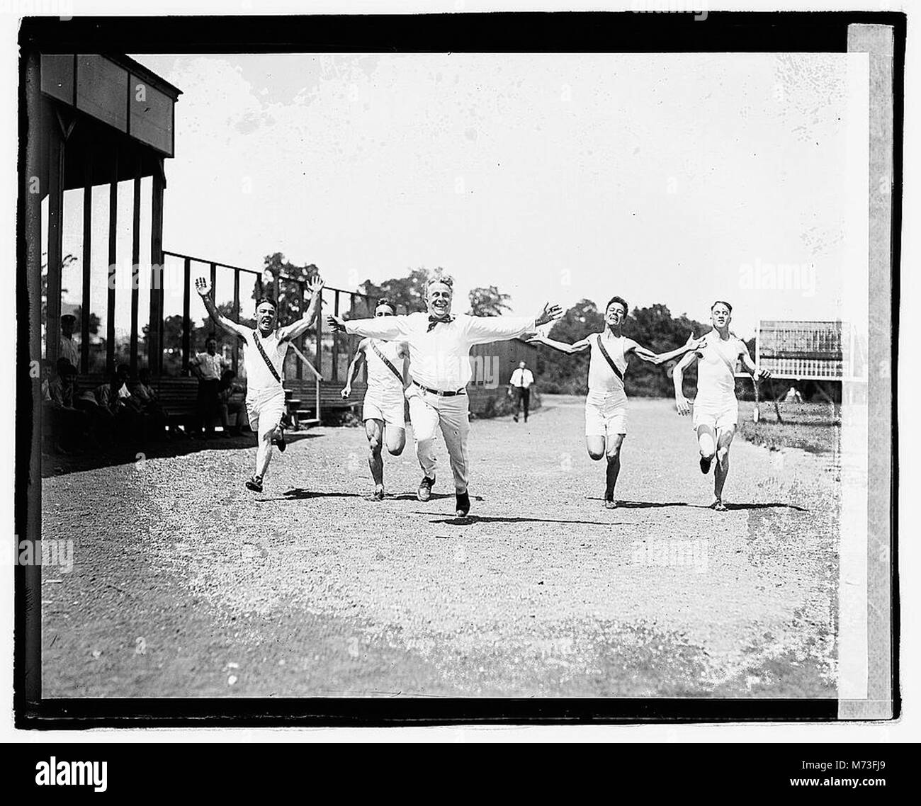 Dynamic running athlete motion Black and White Stock Photos & Images ...