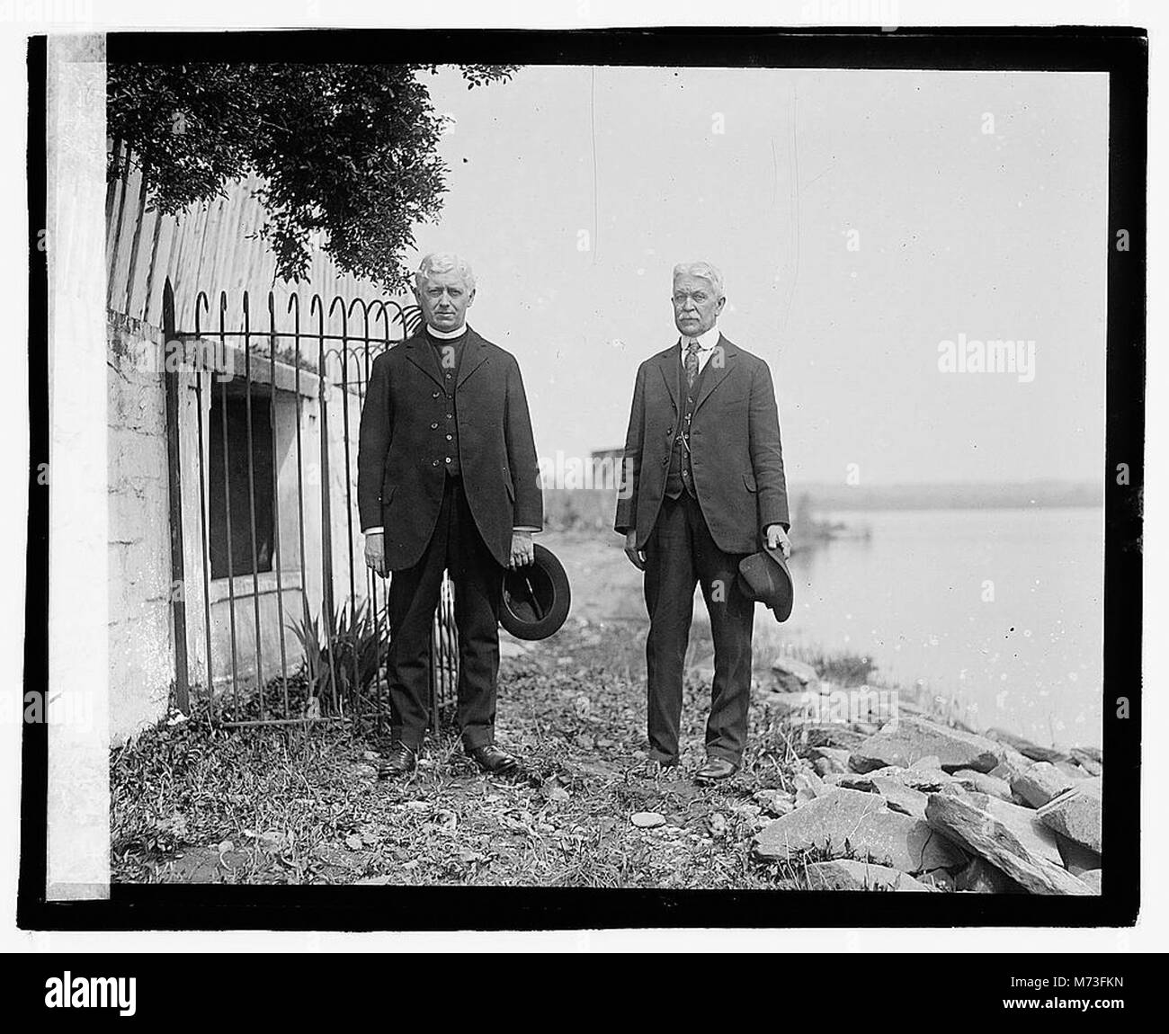 This photograph captures the ceremony marking the laying of the hi-res ...